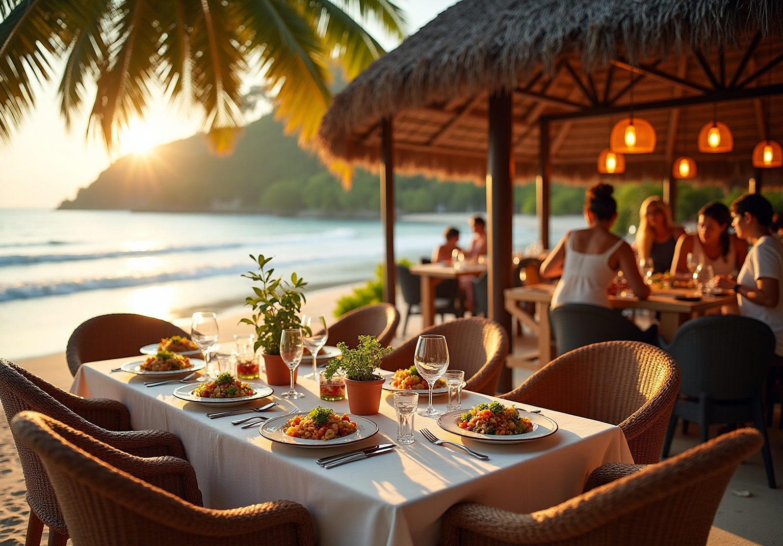 Culinary Contrast in a Tropical Paradise