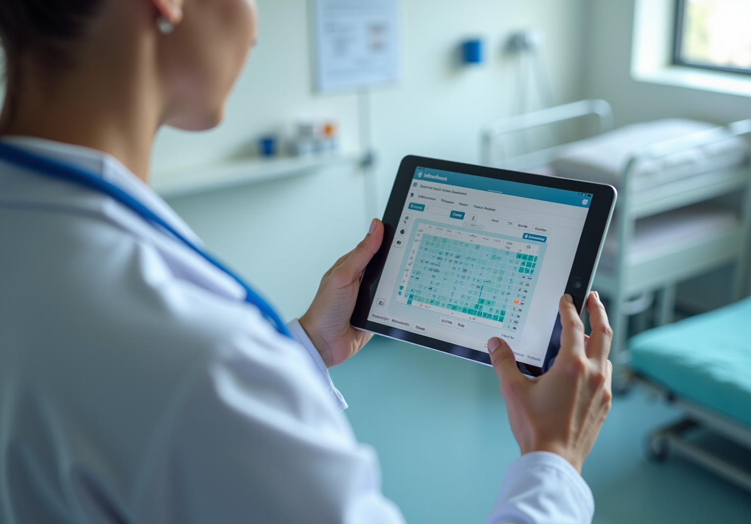 Healthcare Professional Using HCC Assistant