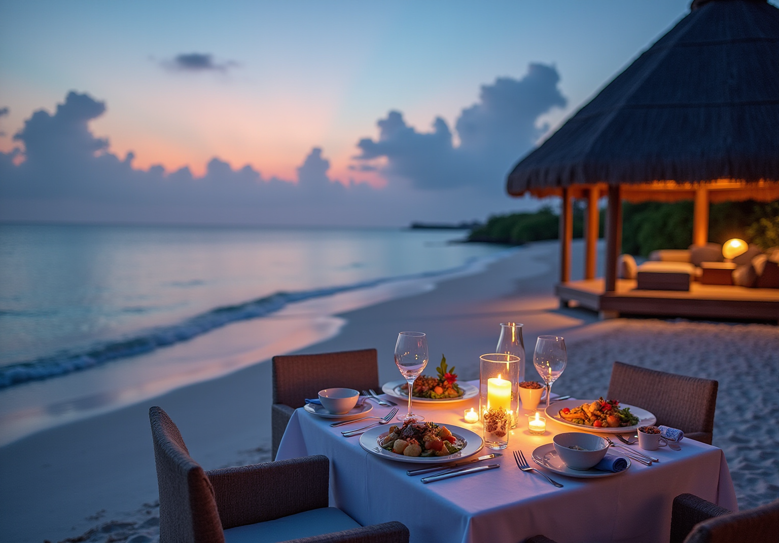 Luxurious Dining Experience in the Maldives