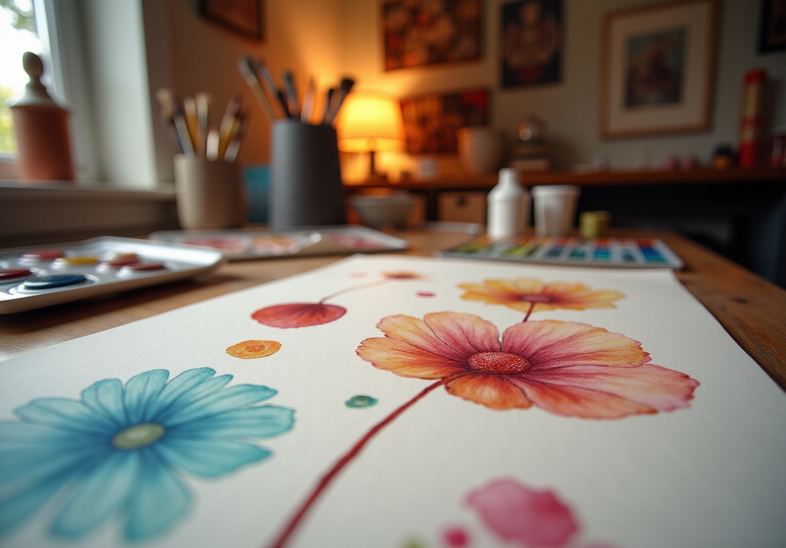 Nurturing Artistry: Kelly Swain's Watercolor Creations