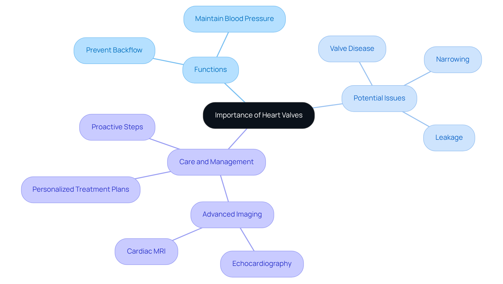 This mindmap illustrates the critical role of heart valves in your health. Start at the center with the main idea, then explore how they function, what can go wrong, and how to manage heart health effectively. This mindmap illustrates the critical role of heart valves in your health. Start at the center with the main idea, then explore how they function, what can go wrong, and how to manage heart health effectively.