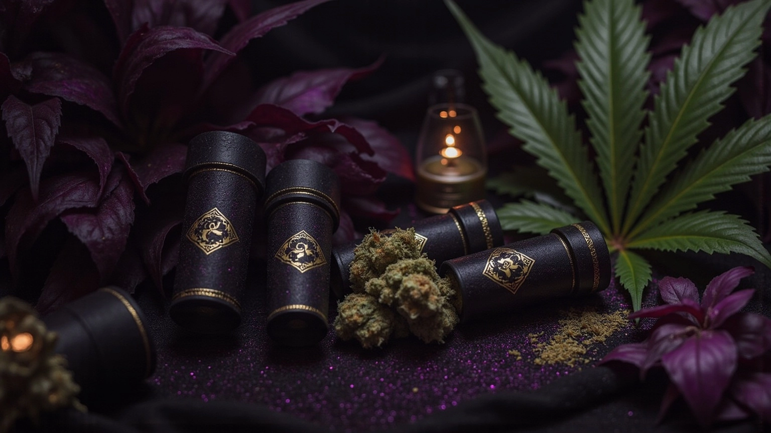 Luxurious Crystal Coast Diamond-Infused Pre-Rolls
