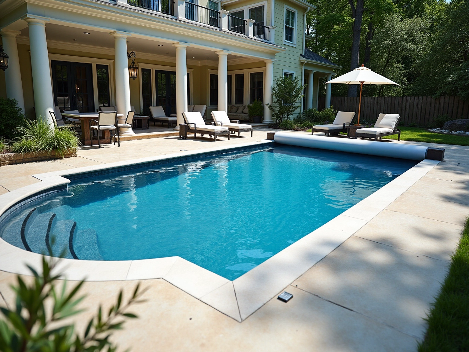 5 Benefits of an Automatic Pool Cover for Luxury Homes - Grow