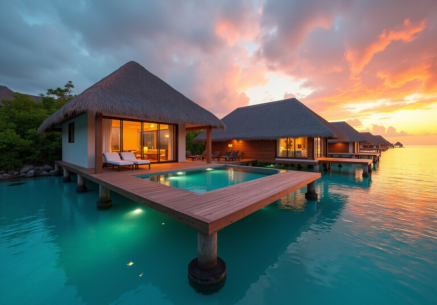 Luxurious Overwater Villas in the Maldives