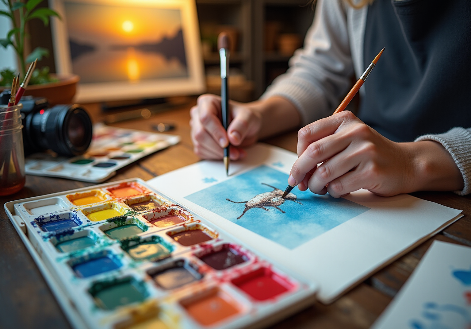 Creating a Custom Watercolor from Photo Creating a Custom Watercolor from Photo