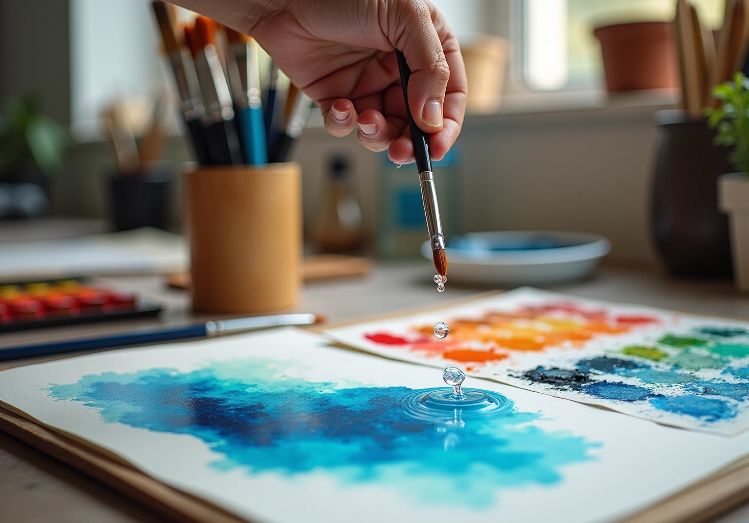 Maintaining Watercolor Brushes for Longevity Maintaining Watercolor Brushes for Longevity
