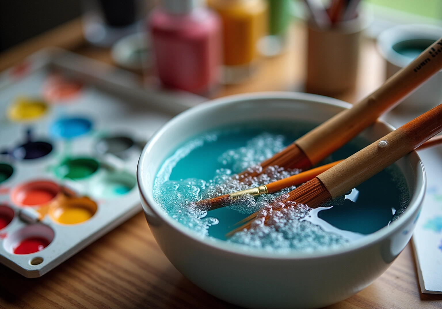 Maintaining Watercolor Brushes