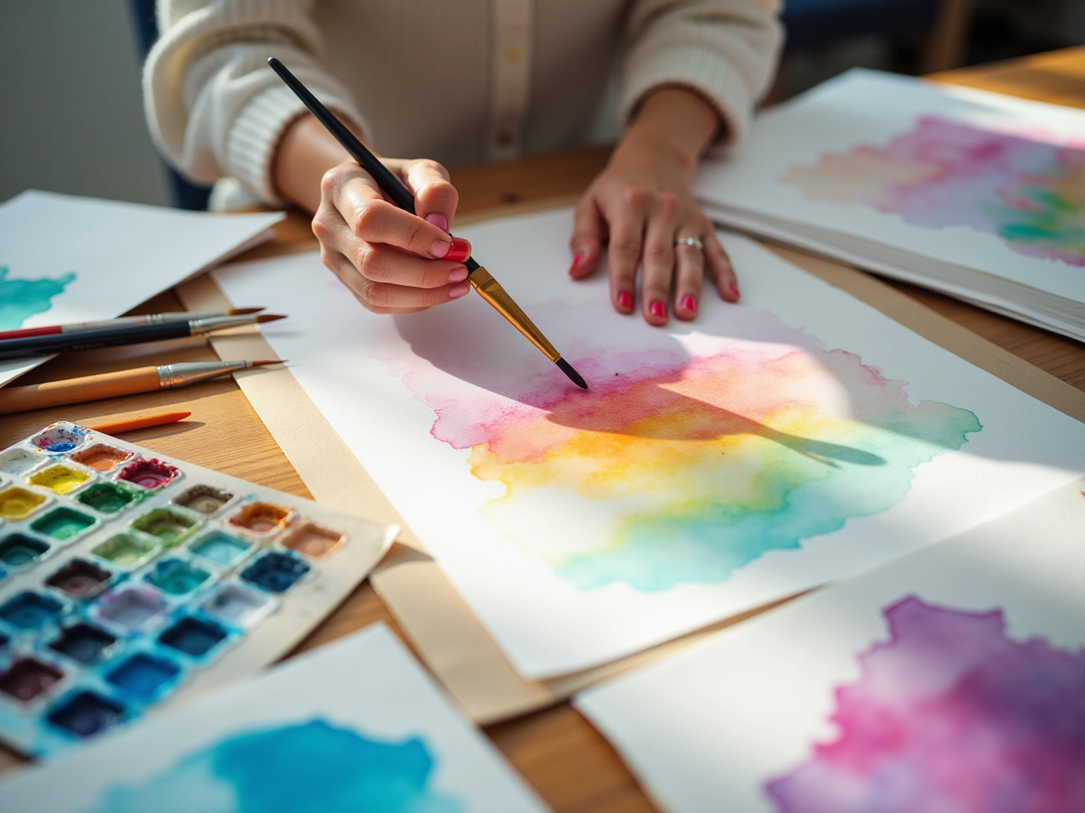 Mastering Watercolor Techniques in Spring