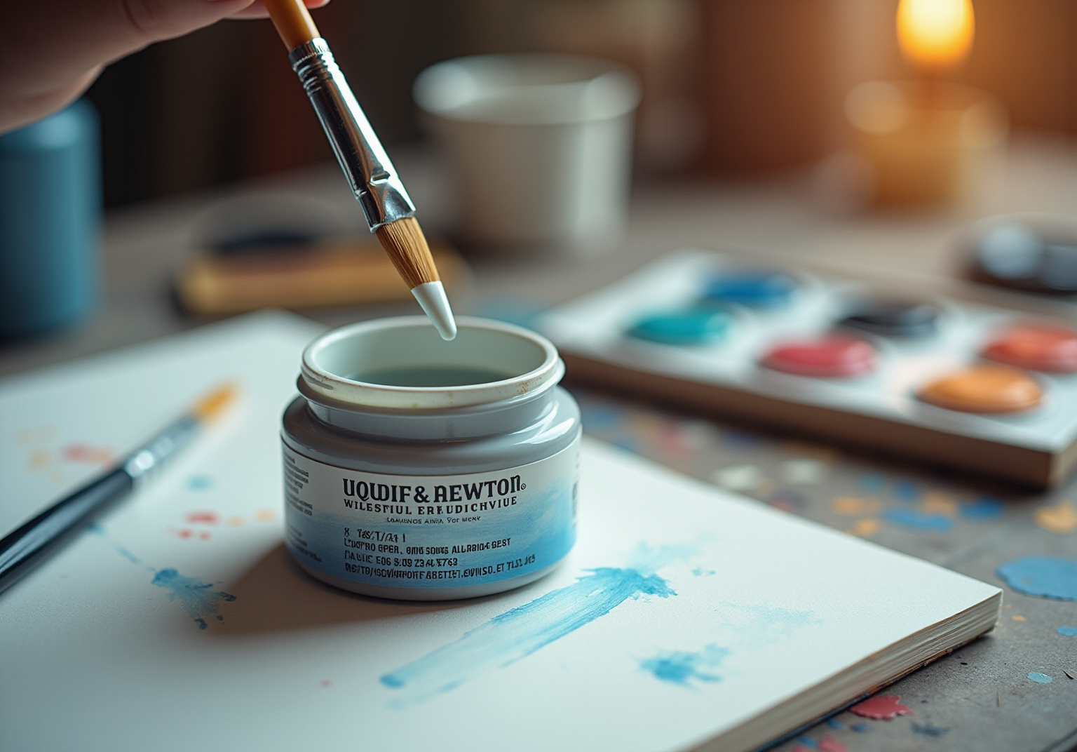Winsor & Newton Liquid Masking Fluid in Artist's Studio