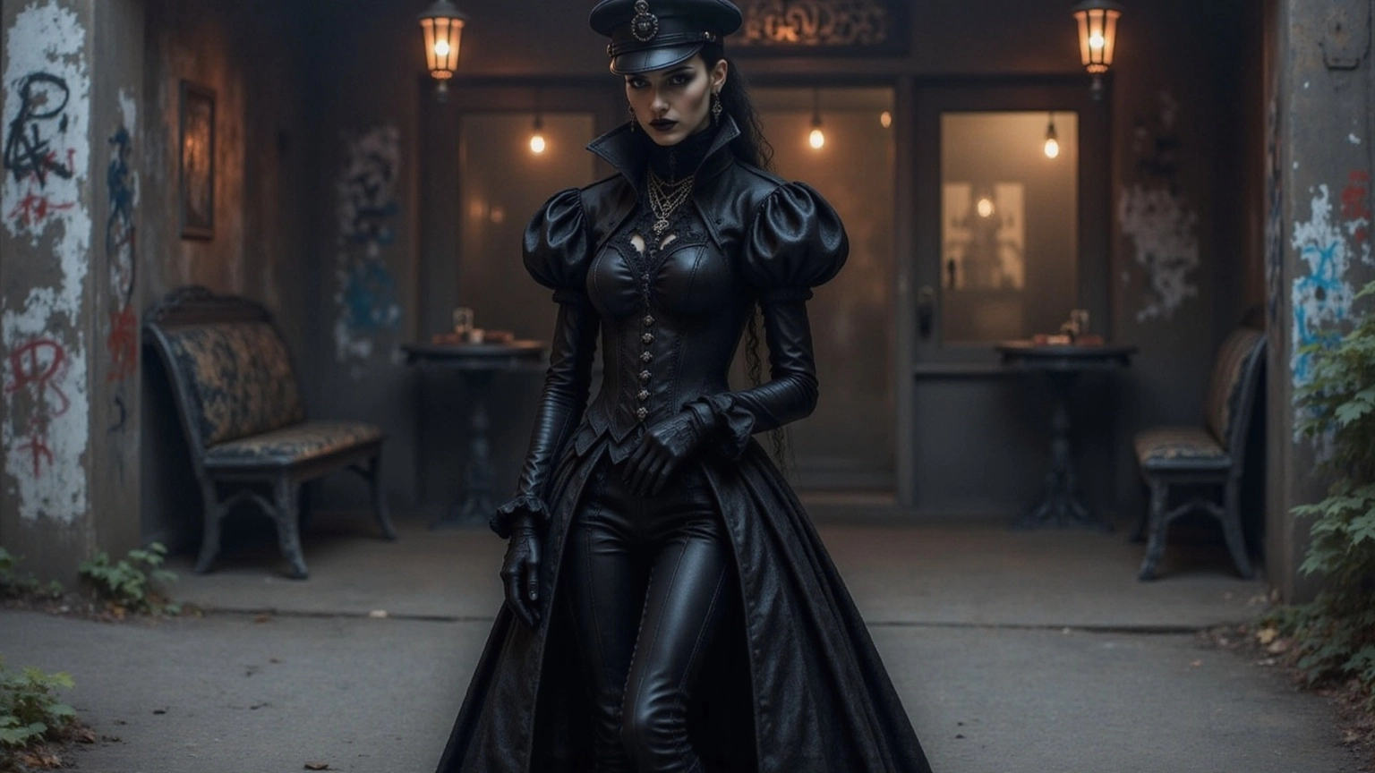 Military Goth Fashion Statement