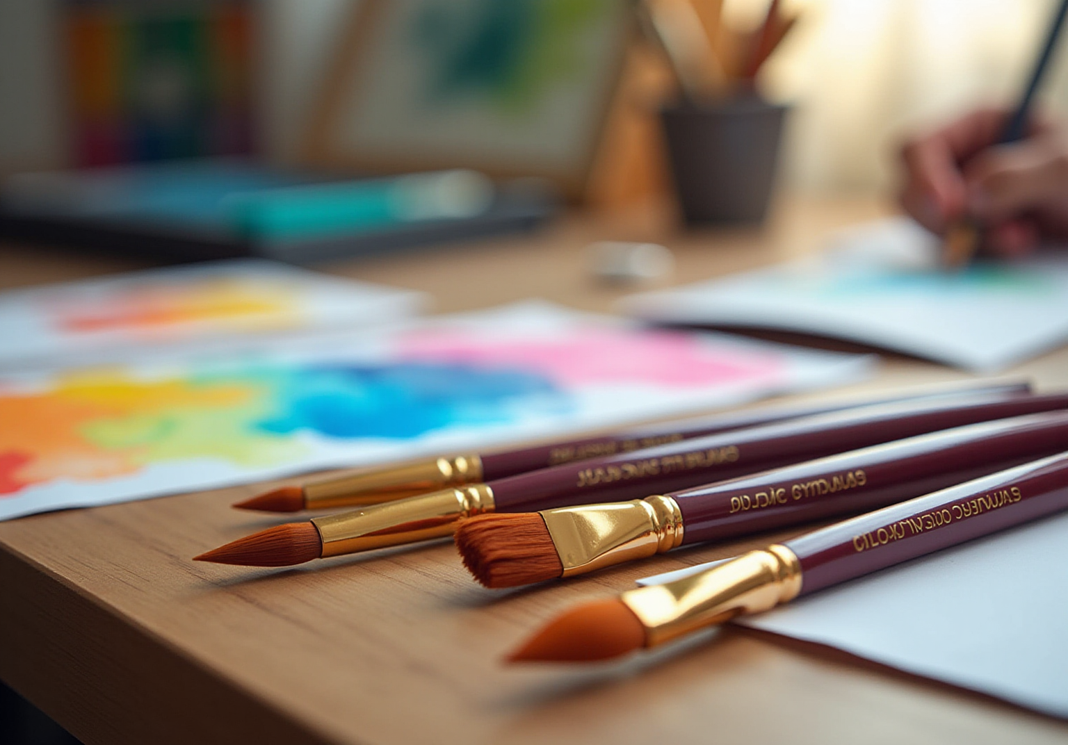 Affordable Quality: Jackson's Studio Watercolor Brushes Affordable Quality: Jackson's Studio Watercolor Brushes