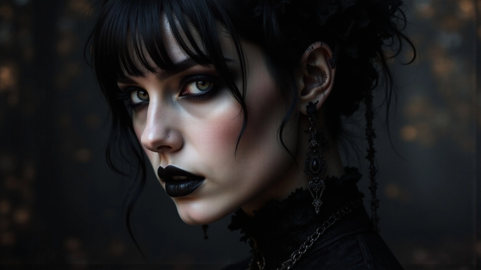 Modern Goth Pixie Mullet