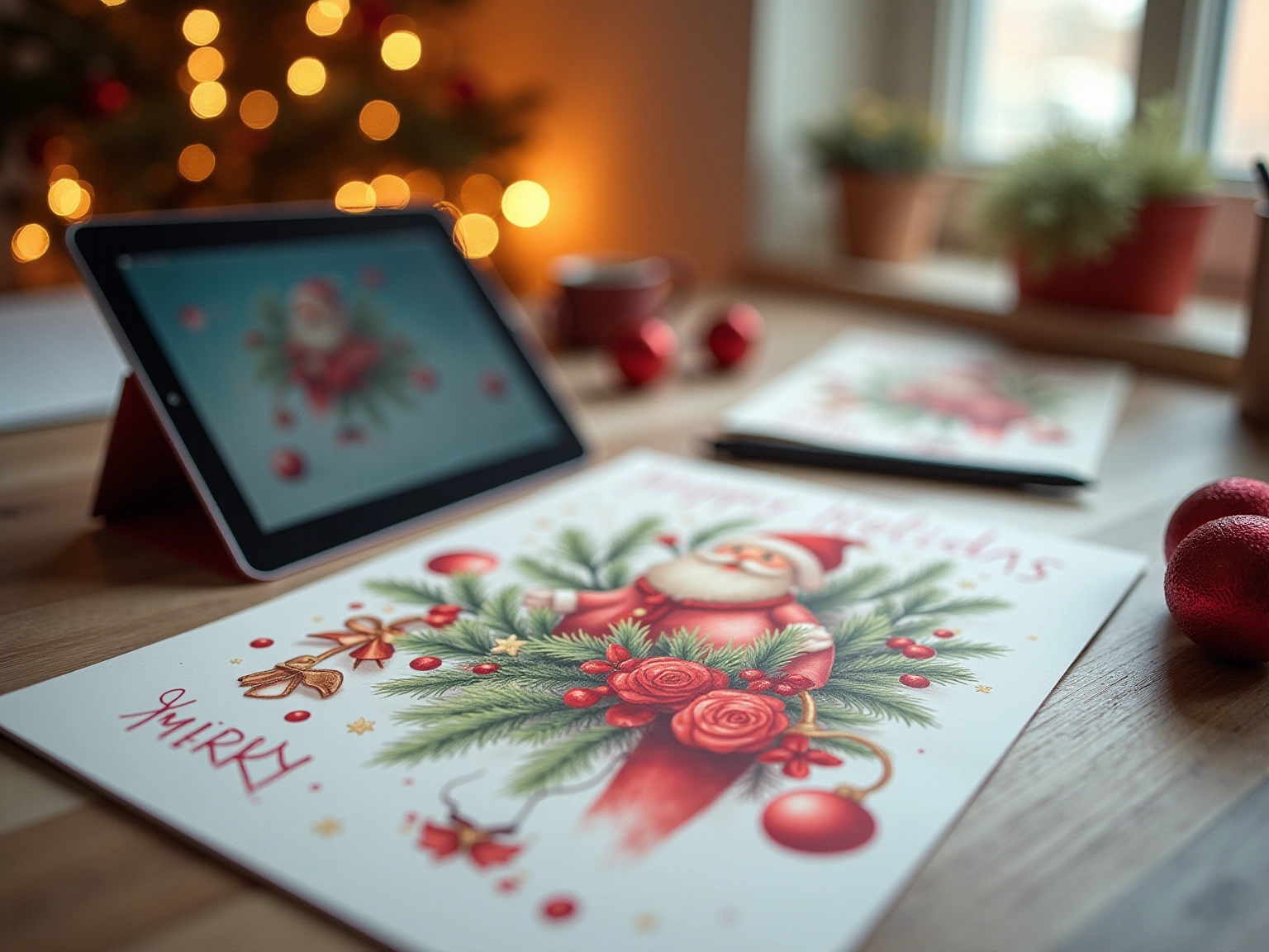 Modern Holiday Card Design