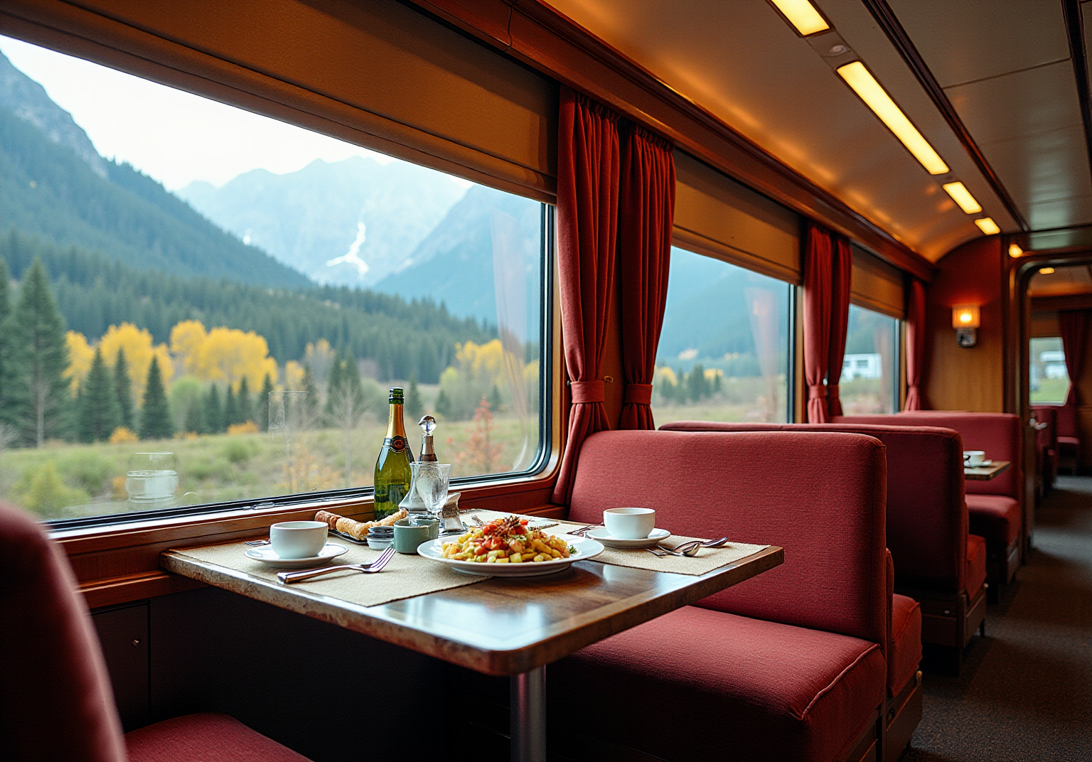 Elegant Train Travel Experience