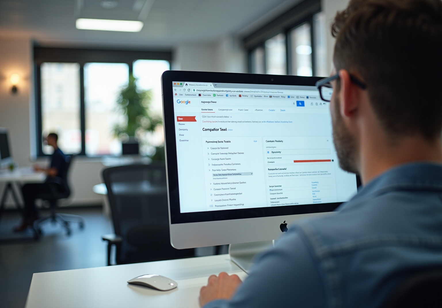 Strategic Keyword Research in a Modern Office
