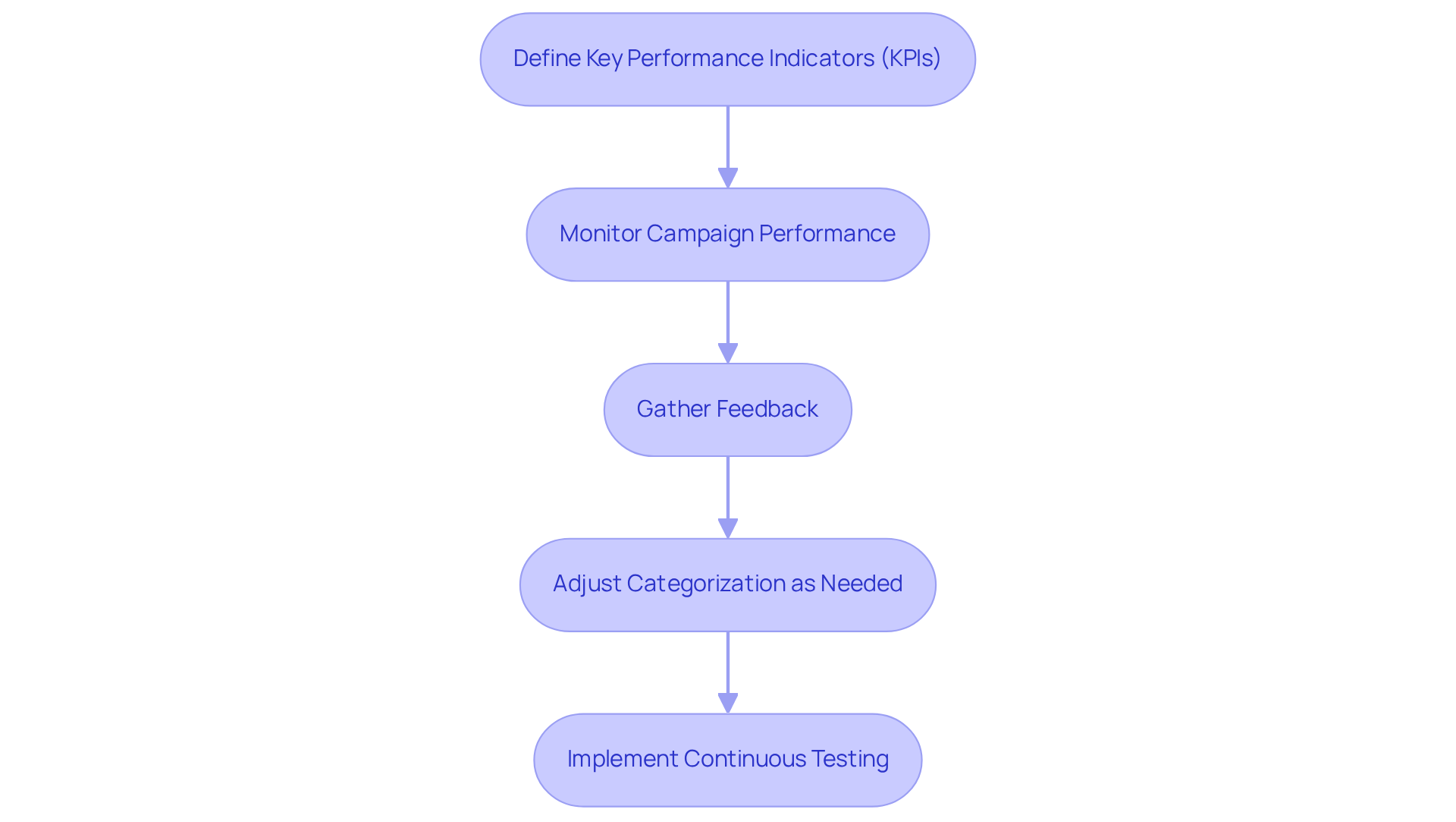 Each box represents a crucial step in the process of optimizing your audience segmentation. Follow the arrows to see how each step leads to the next, ensuring a comprehensive approach to effective marketing strategies.