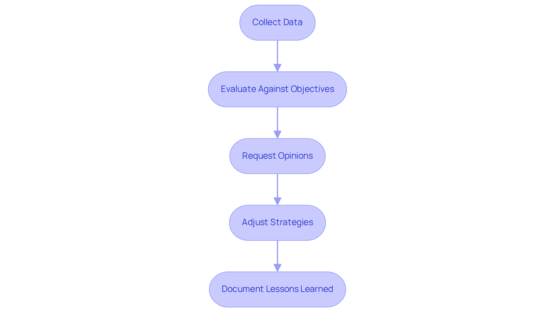 Each box represents a step in the process. Follow the arrows to see how each step leads to the next, guiding organizations through the analysis and adjustment of their strategies.