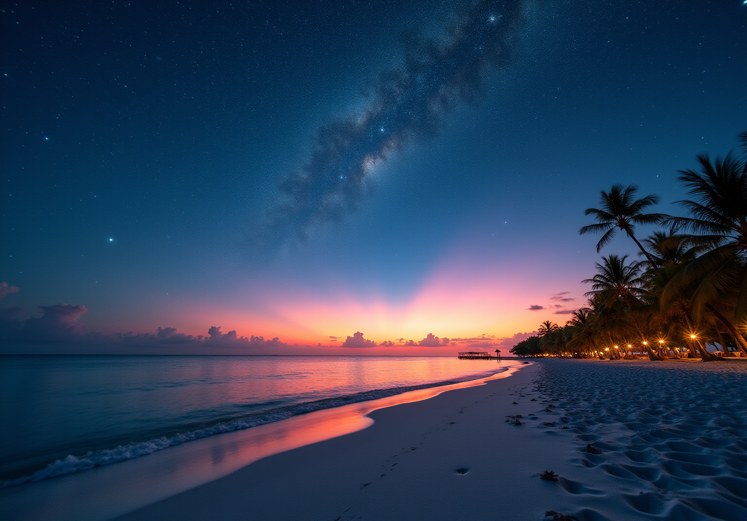 Enchanting Maldives Nightscape
