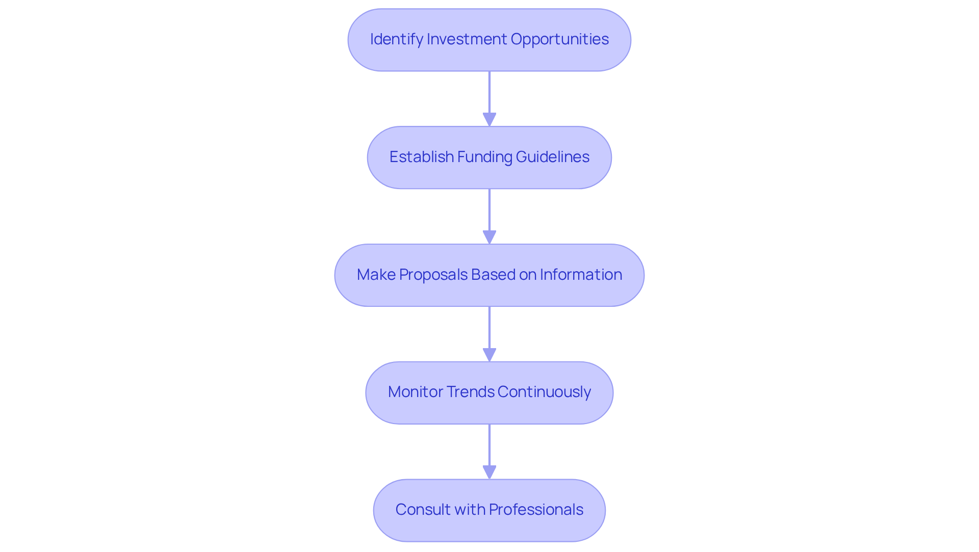 Each box represents a crucial step in the investment decision-making process. Follow the arrows to see how each step builds on the previous one, guiding you toward successful investments.