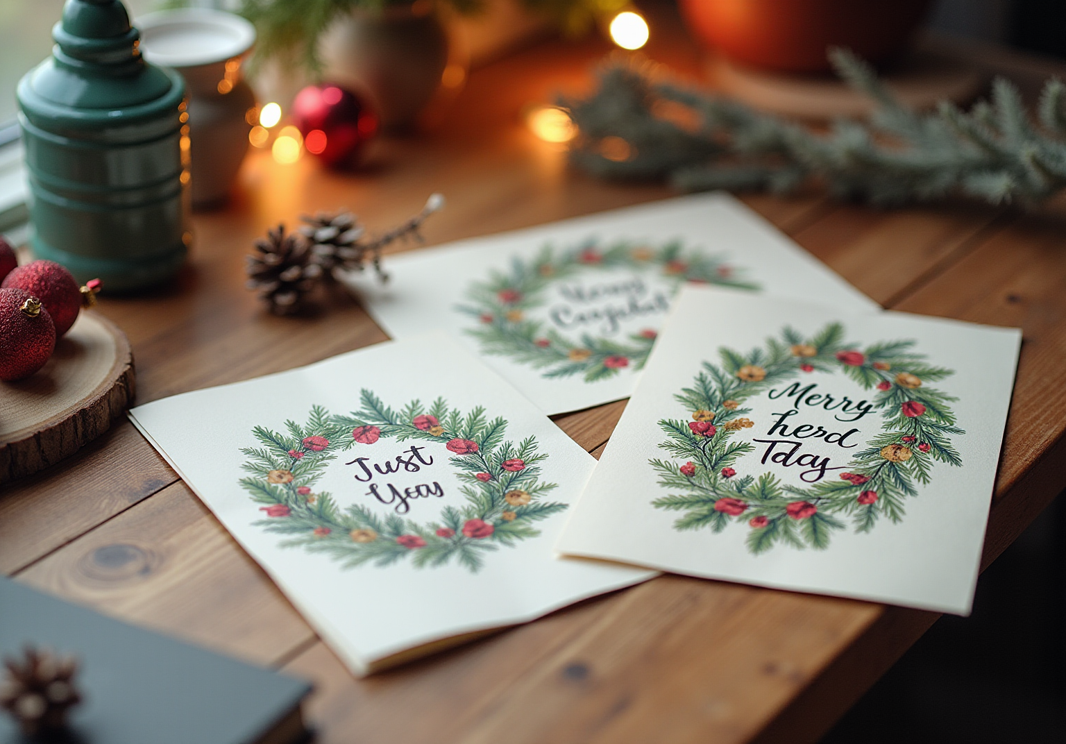 Vintage Holiday Card Crafting Vintage Holiday Card Crafting