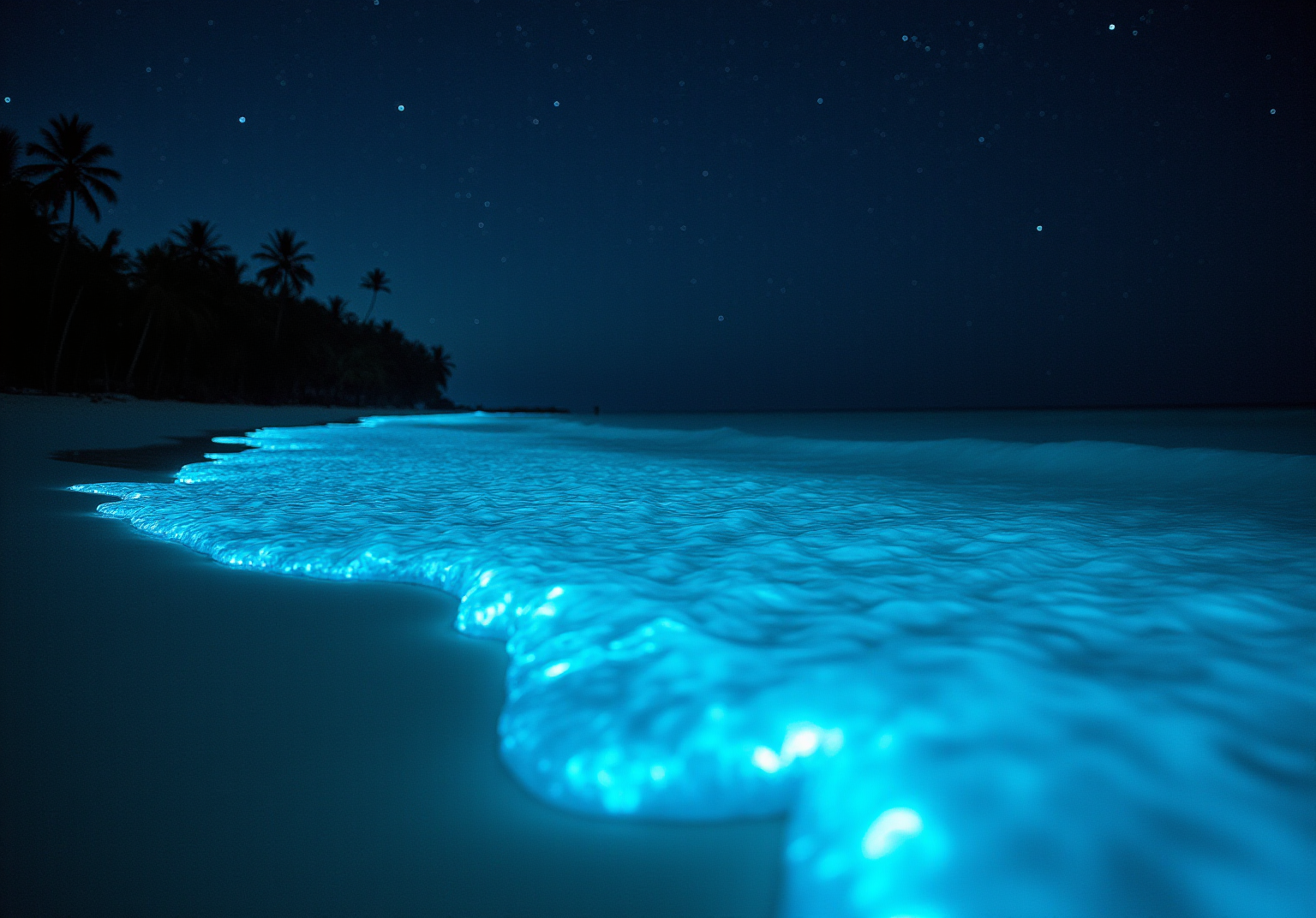 Magical Glowing Beach of Vaadhoo Island