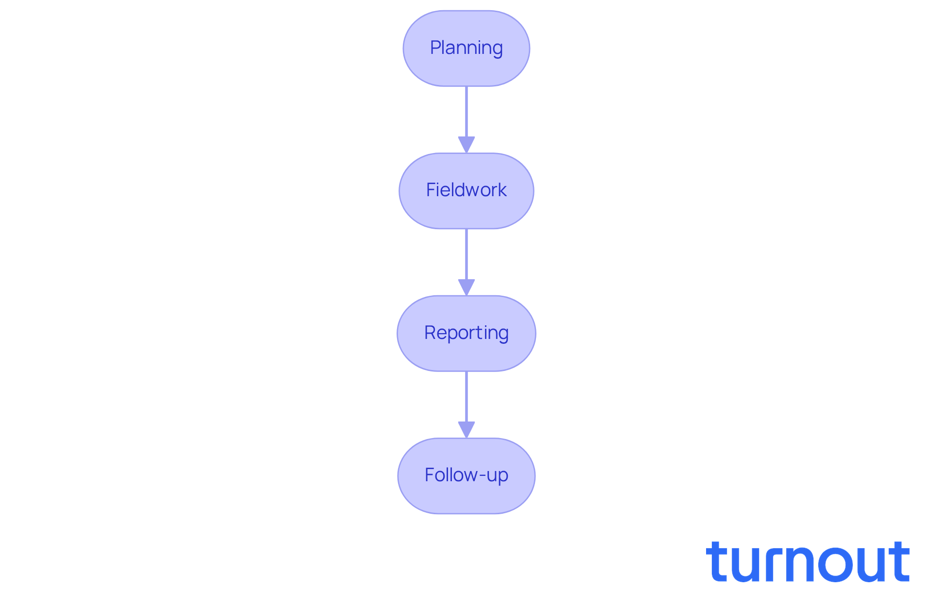 Each box represents a step in the audit process. Follow the arrows to see how each stage leads to the next, guiding you through the systematic review of financial practices.