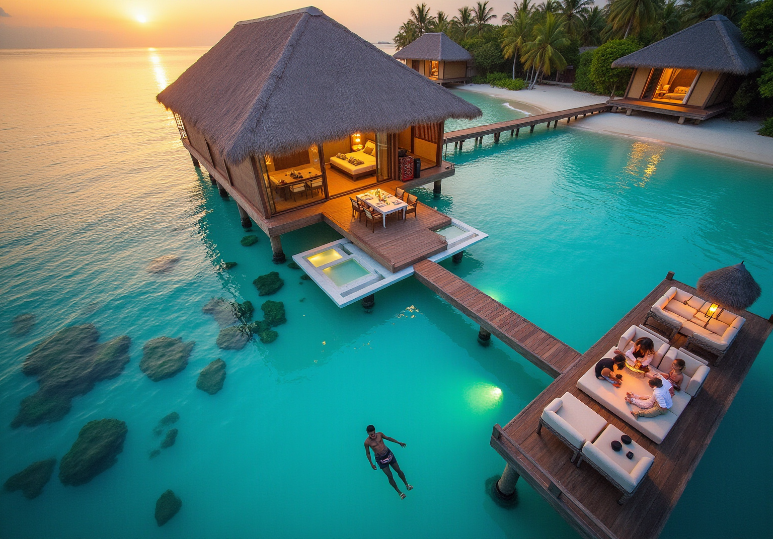 Diverse Hotel Experiences in the Maldives