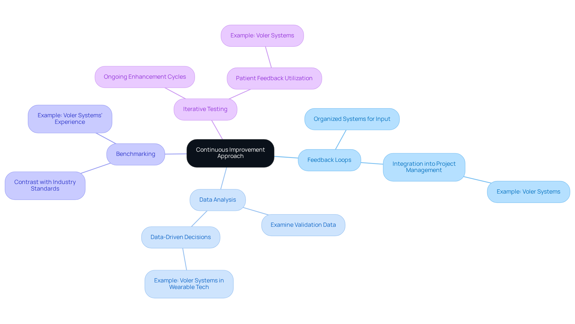 Start at the center with the main approach, then follow the branches to explore each strategy and its specific actions. Each color represents a different strategy, making it easy to differentiate and understand how they all contribute to improving verification processes. Start at the center with the main approach, then follow the branches to explore each strategy and its specific actions. Each color represents a different strategy, making it easy to differentiate and understand how they all contribute to improving verification processes.