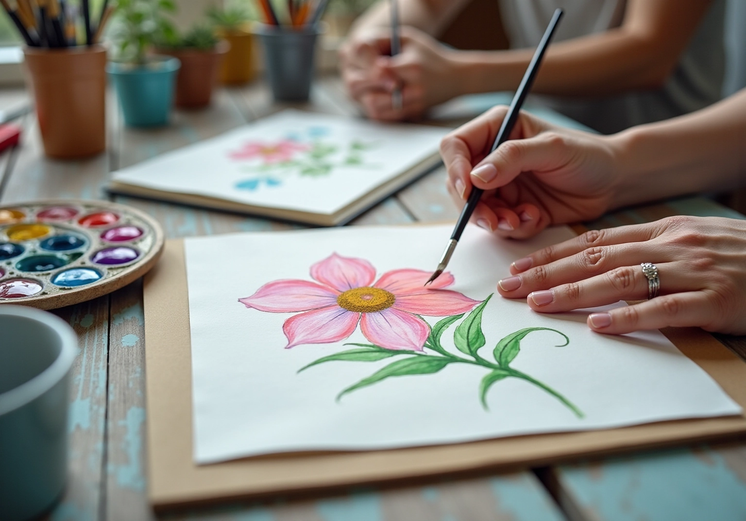 Nurturing the Art of Watercolor Flowers Nurturing the Art of Watercolor Flowers