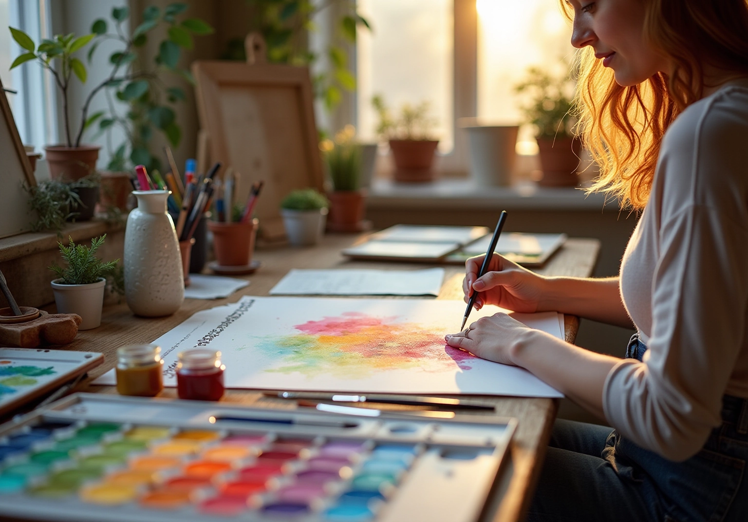 Nurturing Watercolor Journey