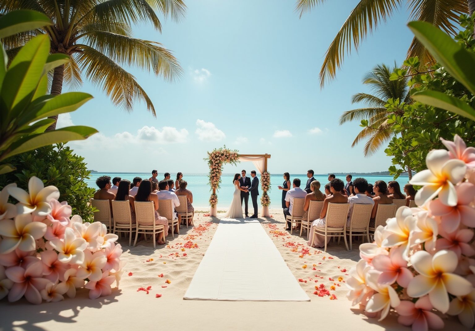 Intimate Beachside Wedding in Paradise