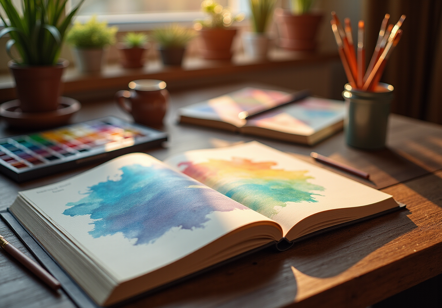 Artistic Exploration with Strathmore Watercolor Sketchbook