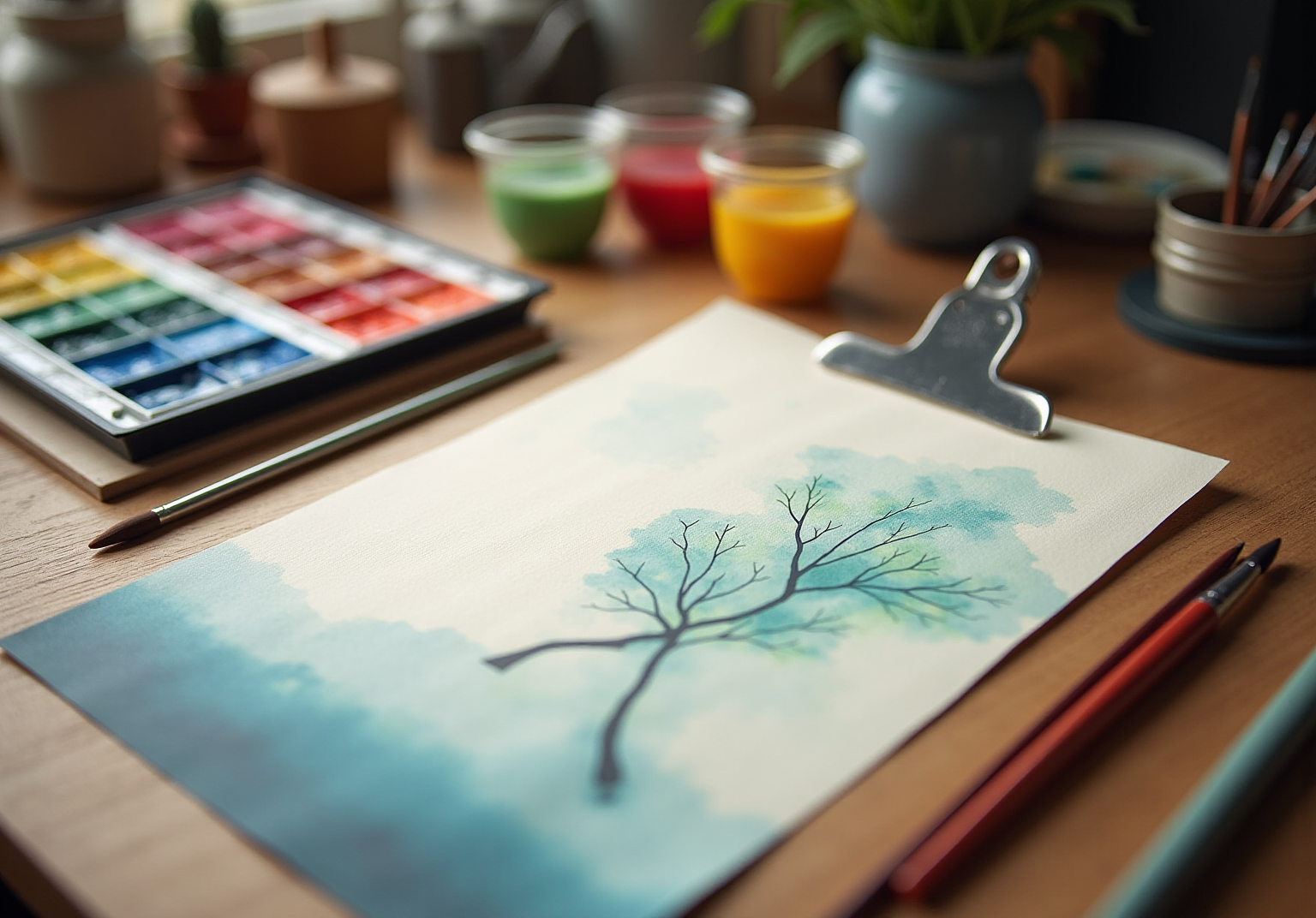 Inspiring Art Studio with Winsor & Newton Watercolor Paper Inspiring Art Studio with Winsor & Newton Watercolor Paper