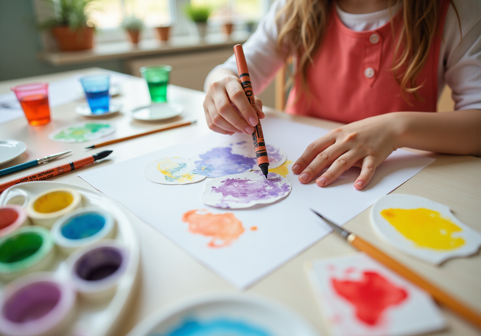 Creative Easter Watercolor Resist Art Creative Easter Watercolor Resist Art