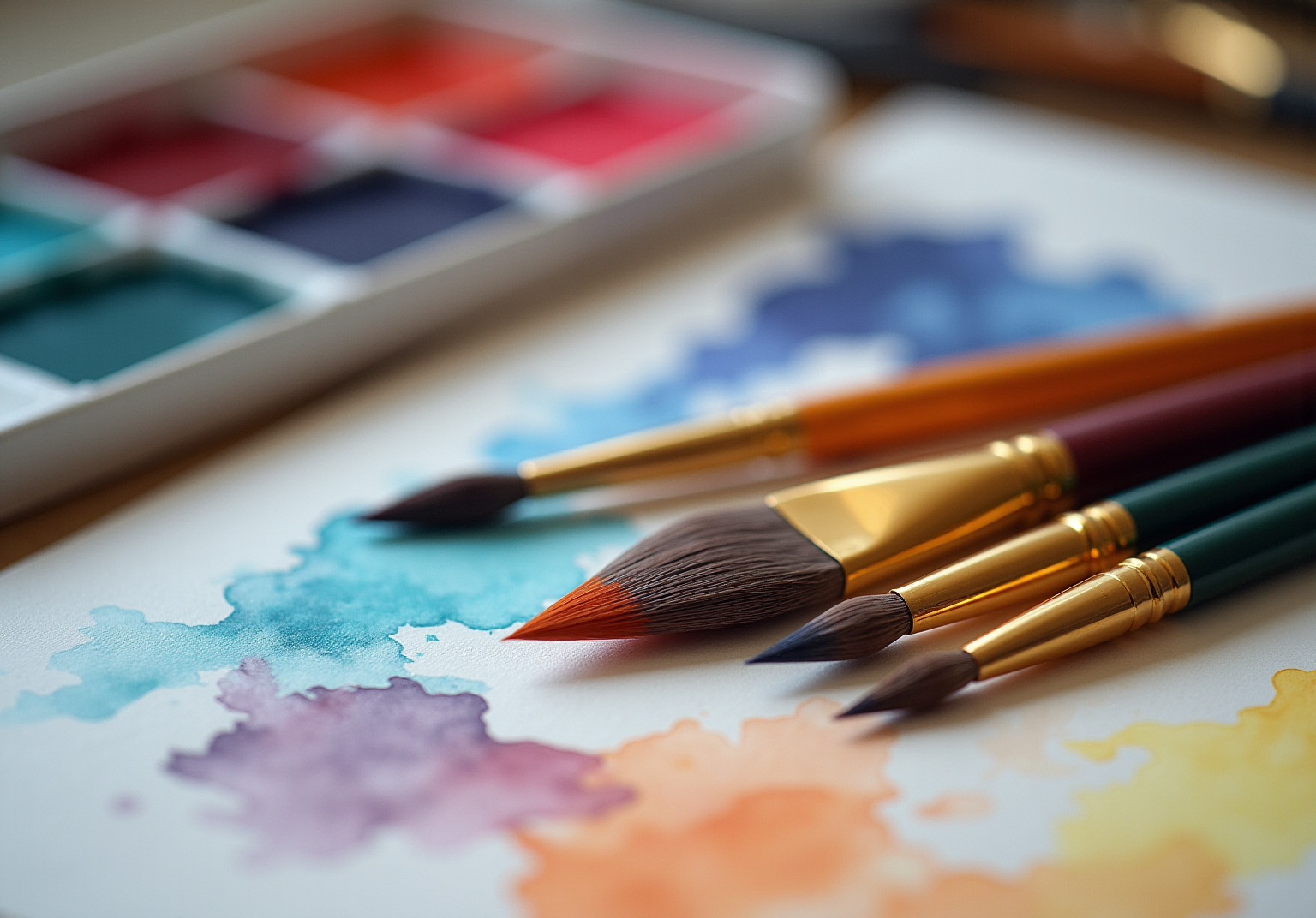 Essential Da Vinci Watercolor Brushes Essential Da Vinci Watercolor Brushes