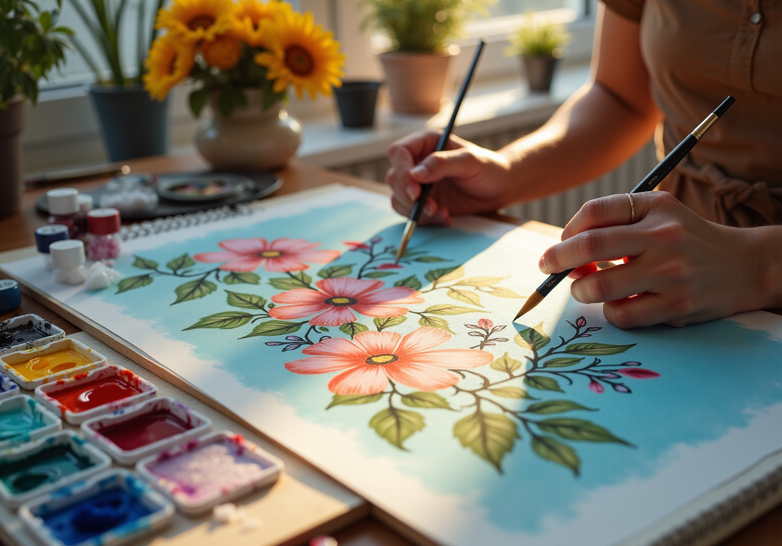 Artist's Workspace: Embracing Creativity
