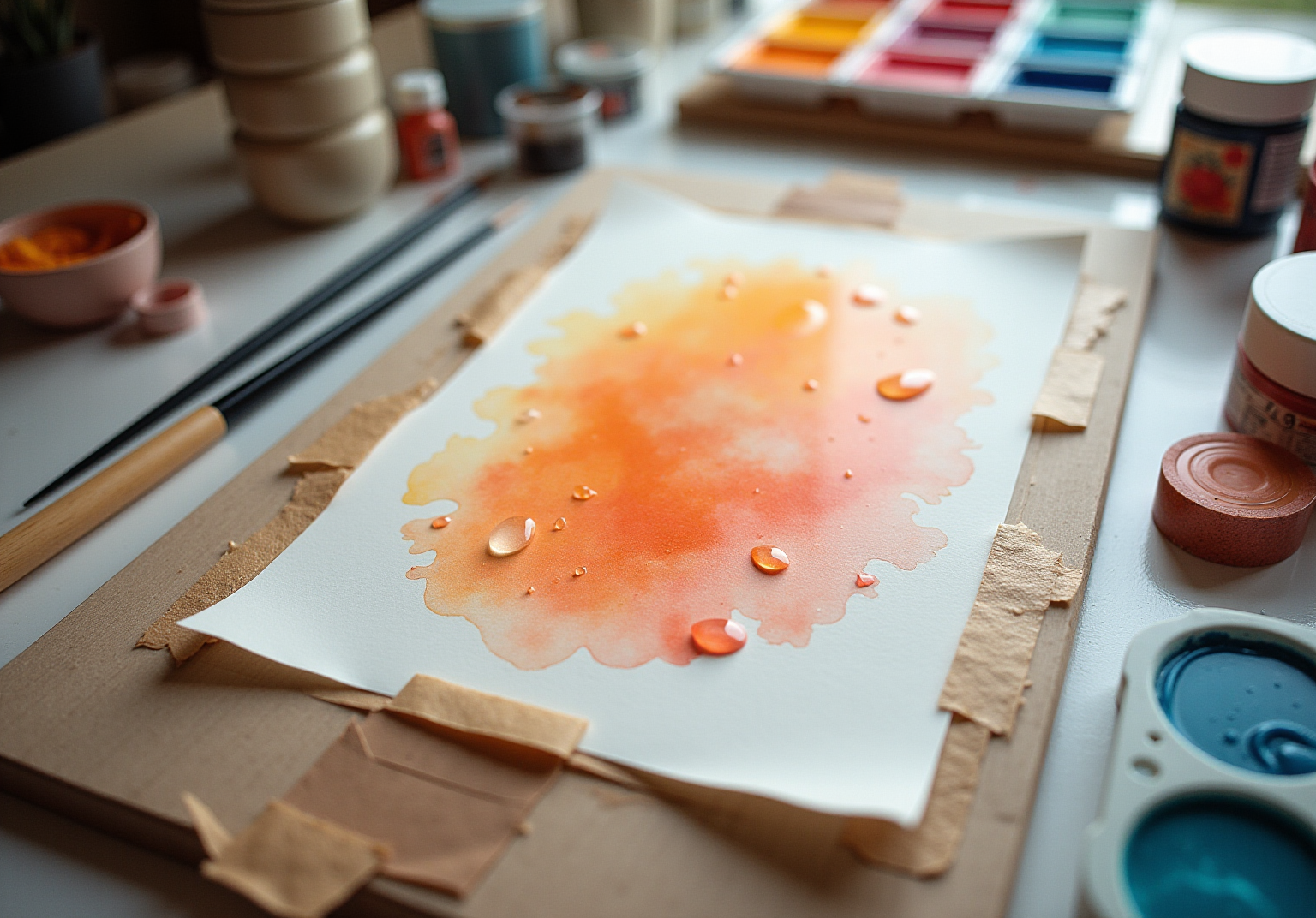 Preparing Watercolor Paper for Printing Preparing Watercolor Paper for Printing