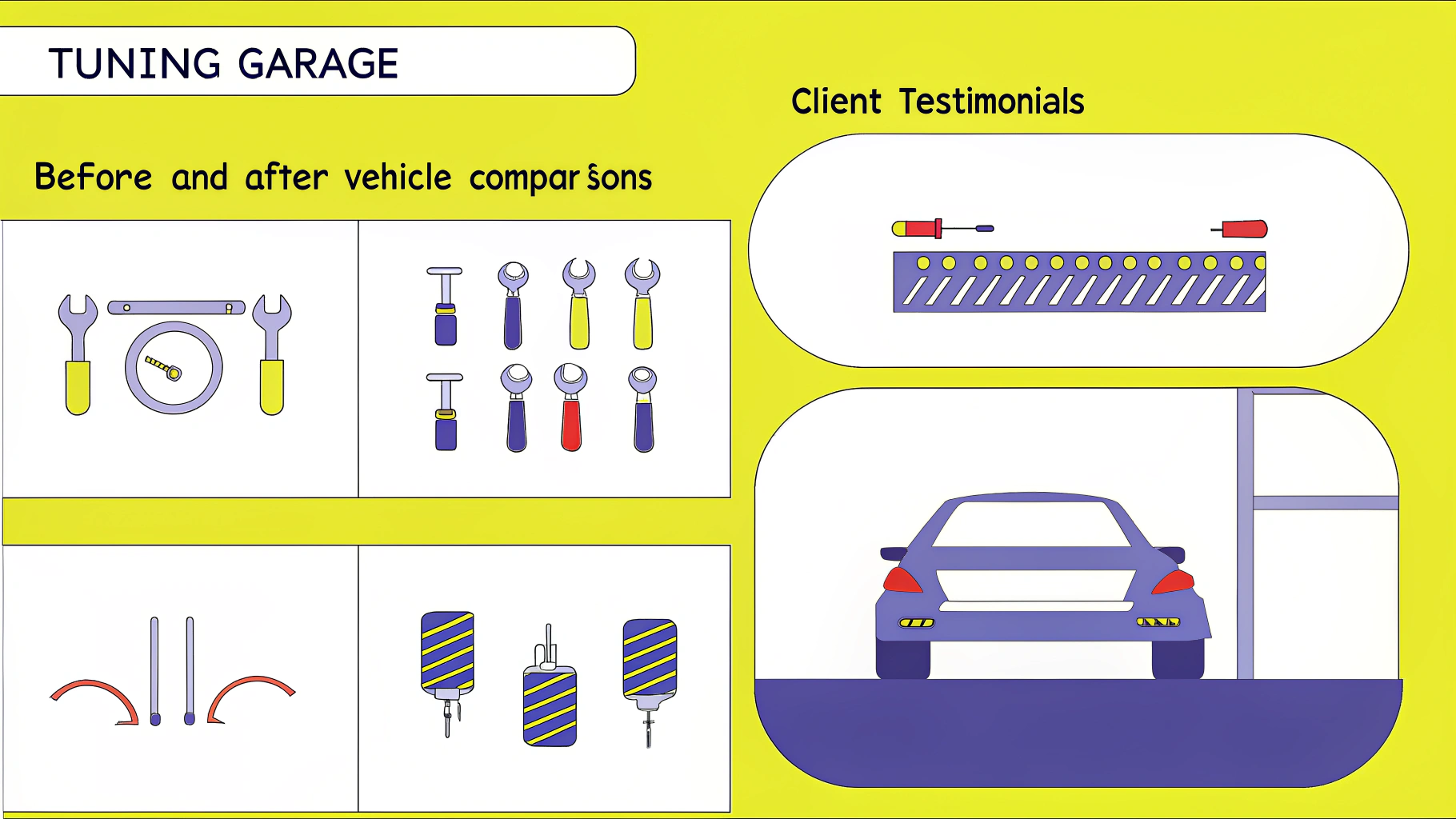 Showcasing Tuning Garage Features