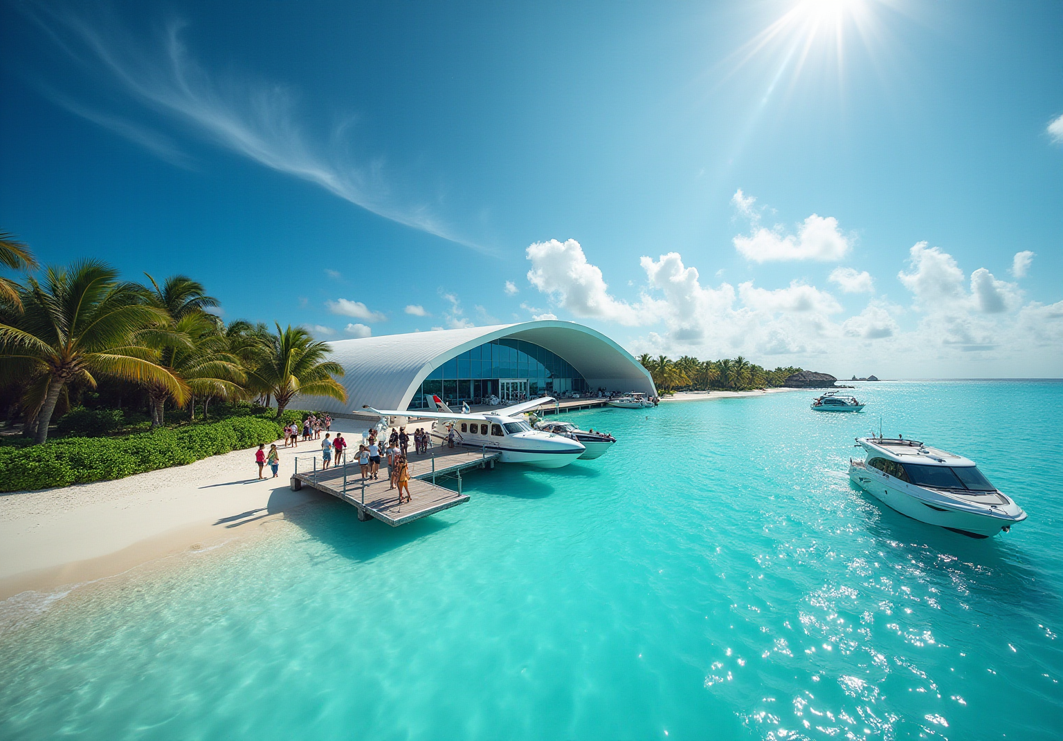 Arrival at Velana International Airport, Maldives