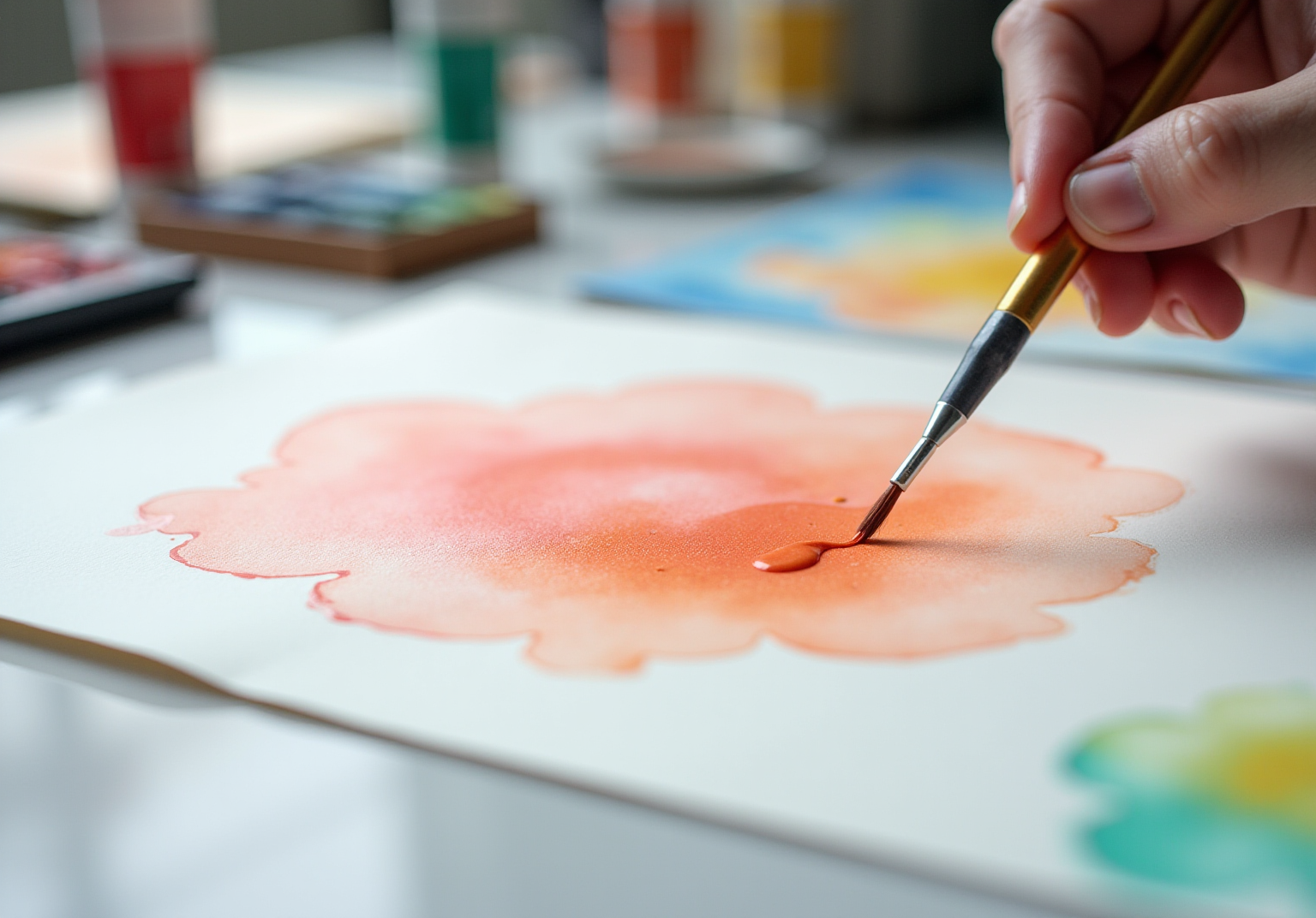 Exploring the Wet-on-Wet Watercolor Technique Exploring the Wet-on-Wet Watercolor Technique