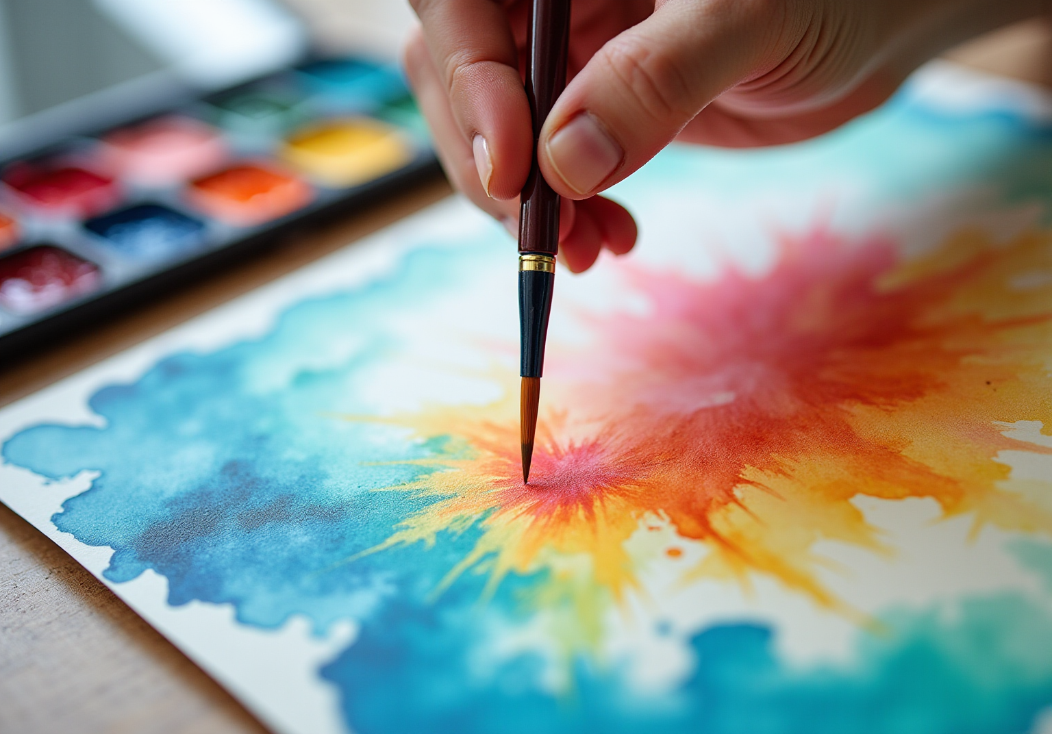 Princeton Aqua Elite Synthetic Watercolor Brushes in Action Princeton Aqua Elite Synthetic Watercolor Brushes in Action