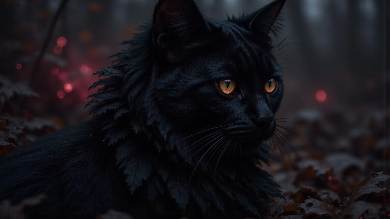 Ophelia: The Elegant Gothic Cat