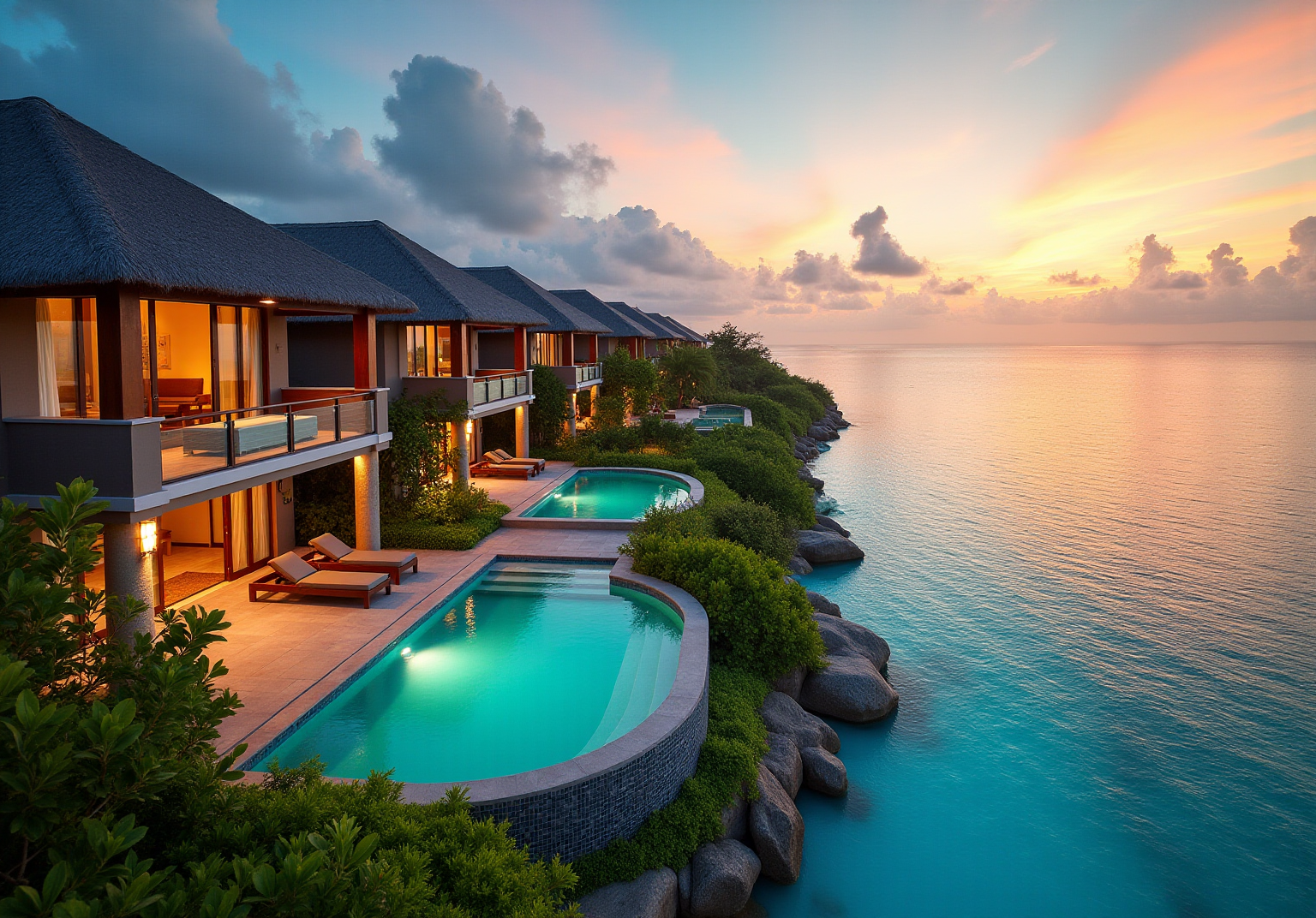 Opulent Sunset at St. Regis Maldives Vommuli Resort
