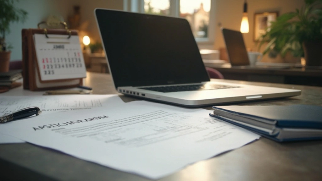 Organized Workspace for Grant Application