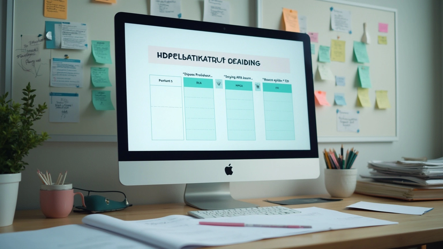 Organized Workspace for Grant Applications