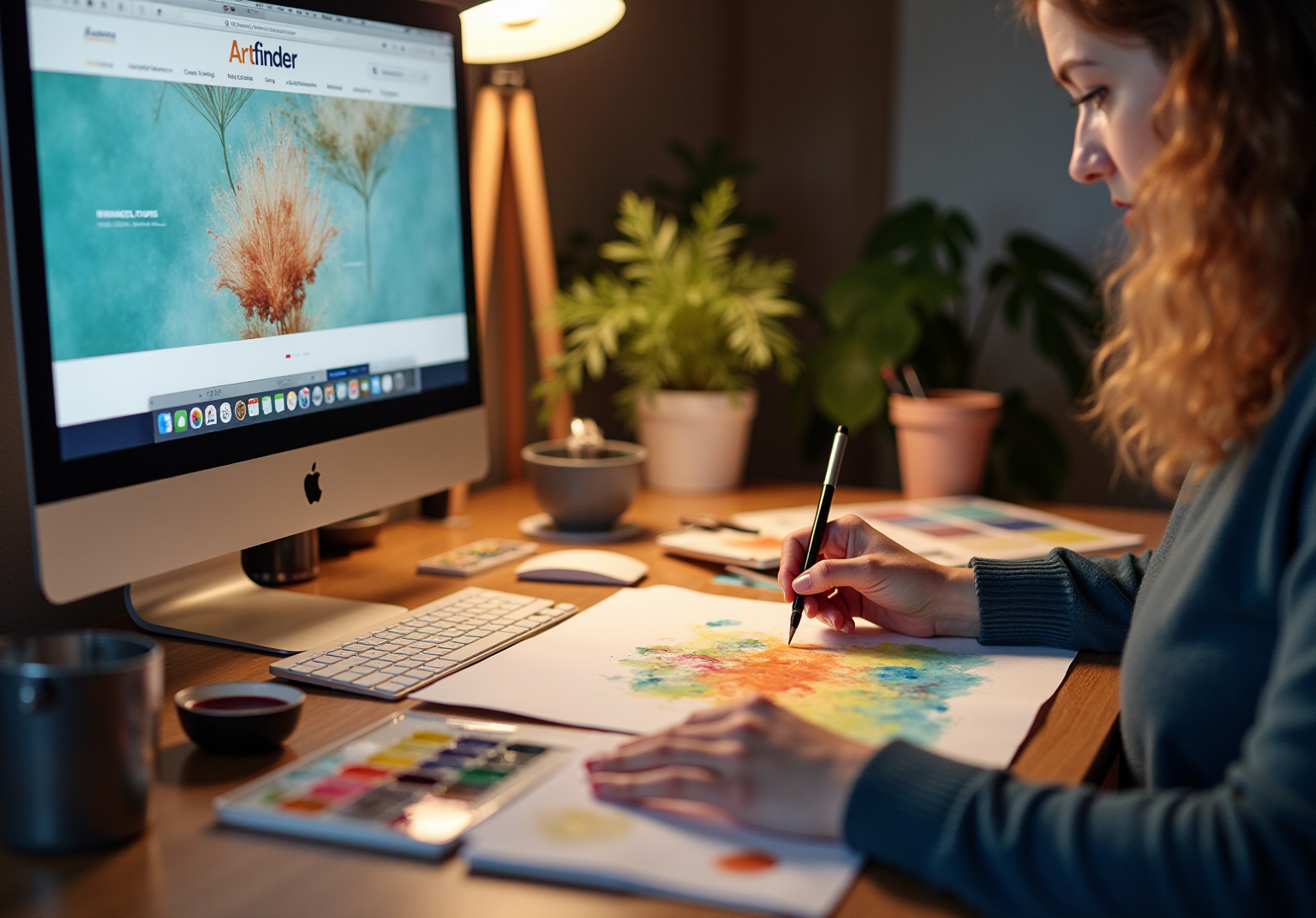 Artist at Work: Kelly Swain on Artfinder Artist at Work: Kelly Swain on Artfinder