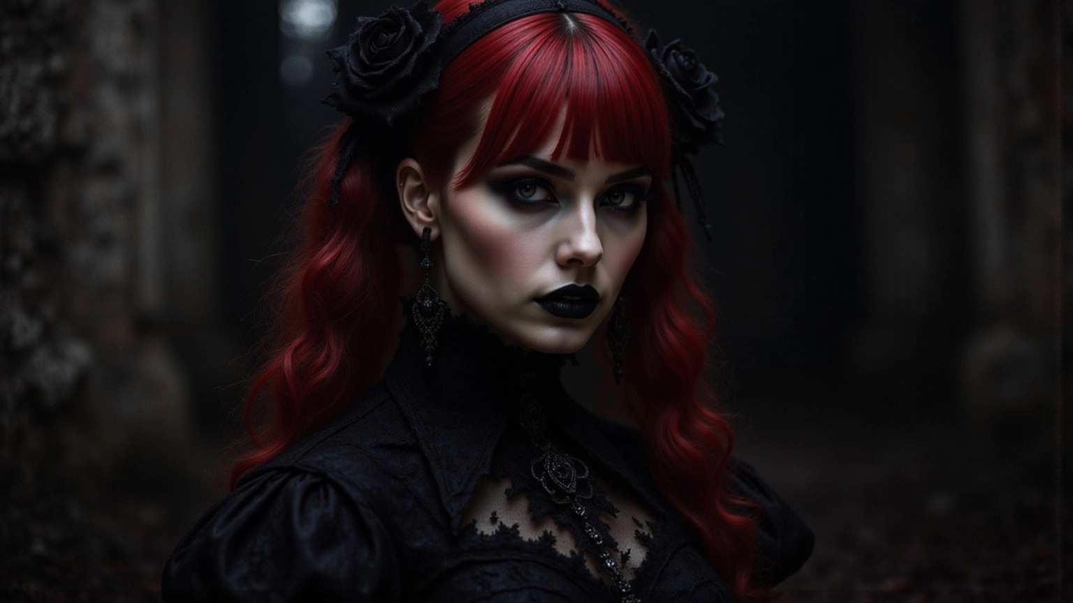 Passionate Crimson Red Locks