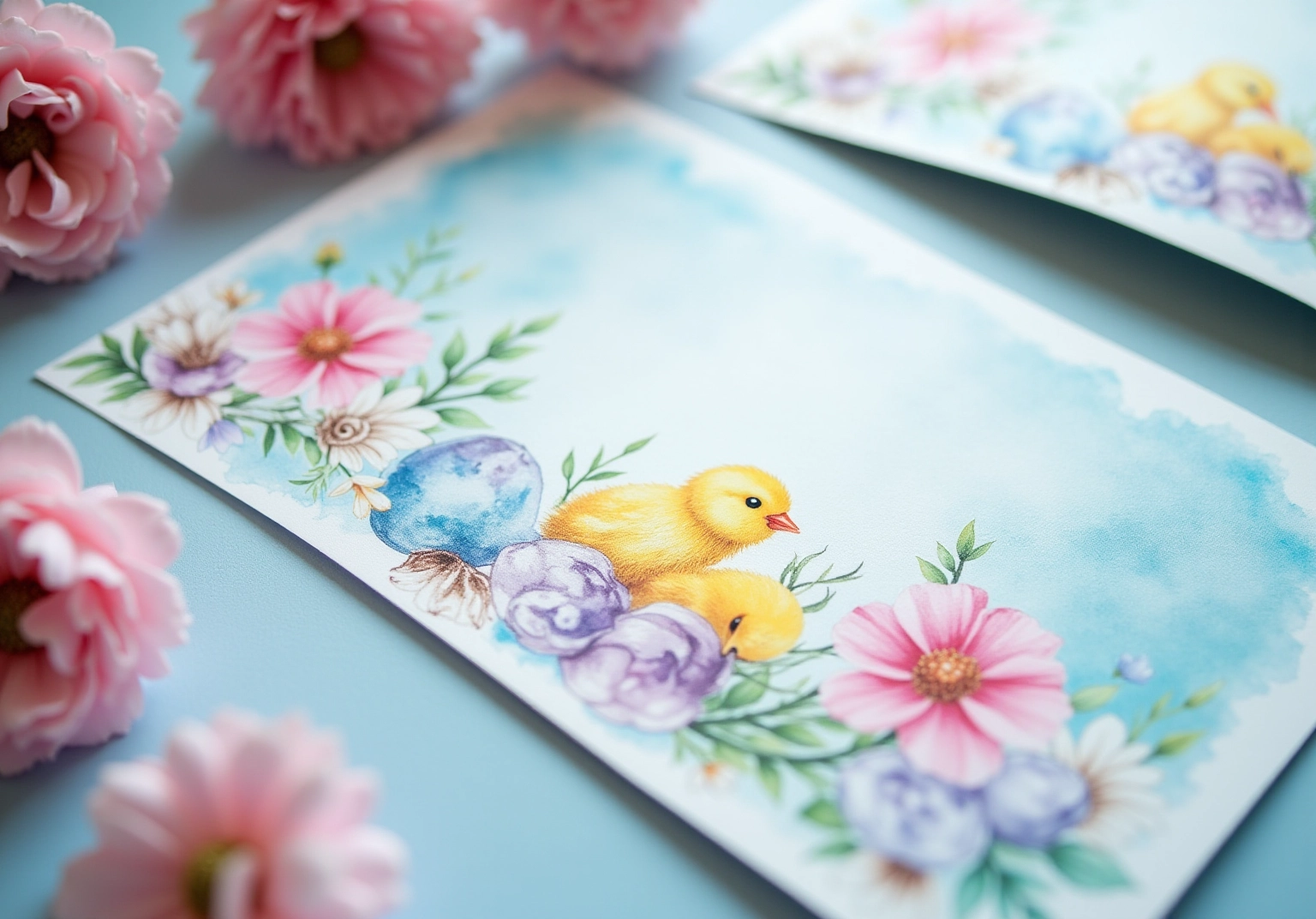 Pastel Watercolor Easter Cards