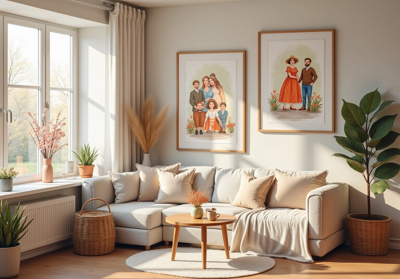 Personalized Watercolor Illustrations in Home Decor Personalized Watercolor Illustrations in Home Decor