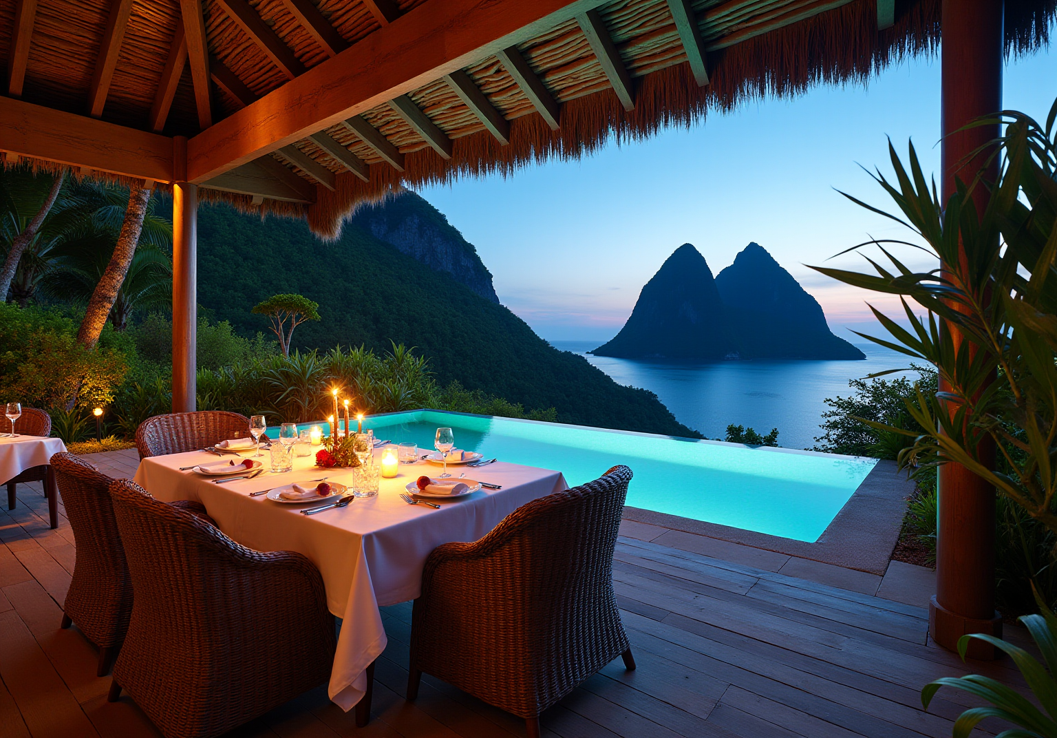 Romantic Getaway at Jade Mountain Romantic Getaway at Jade Mountain